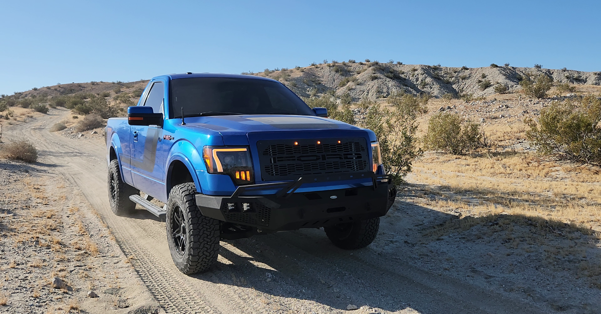 A Ford F-150 Transformation: Blue Flame Metallic - TouchUpDirect