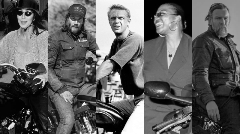 5 Motorcycle Obsessed Celebrities - TouchUpDirect